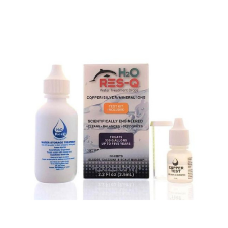 H20 Res-Q 2-Part Water Treatment Drops | Long-Term Water Storage